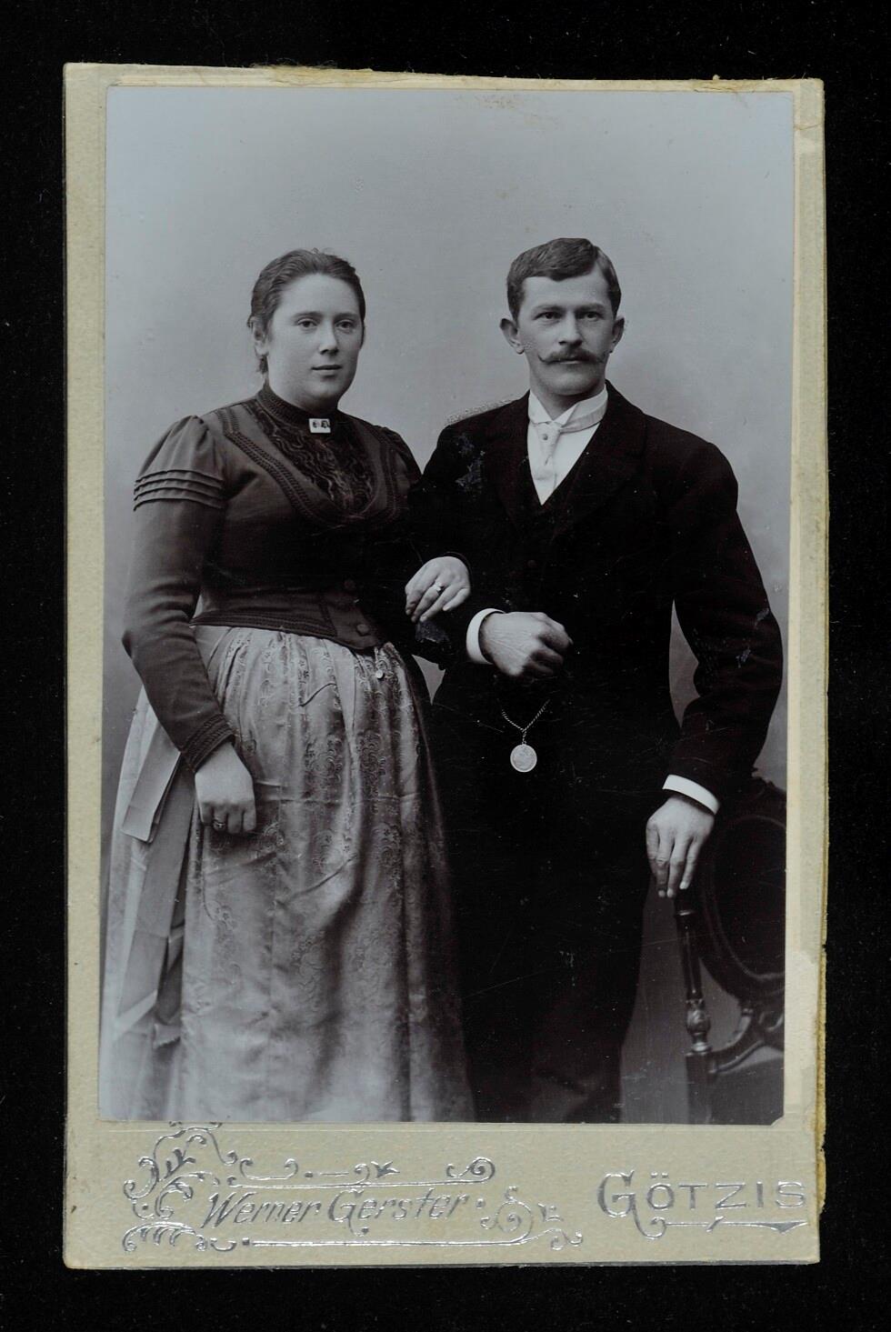 Bildnis von Josef Bischoff und seiner Frau auf volare, dem Vorarlberger ...